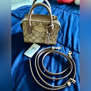 Coach | Bags | Andrea Mini Carryall In Signature Canvas | Poshmark